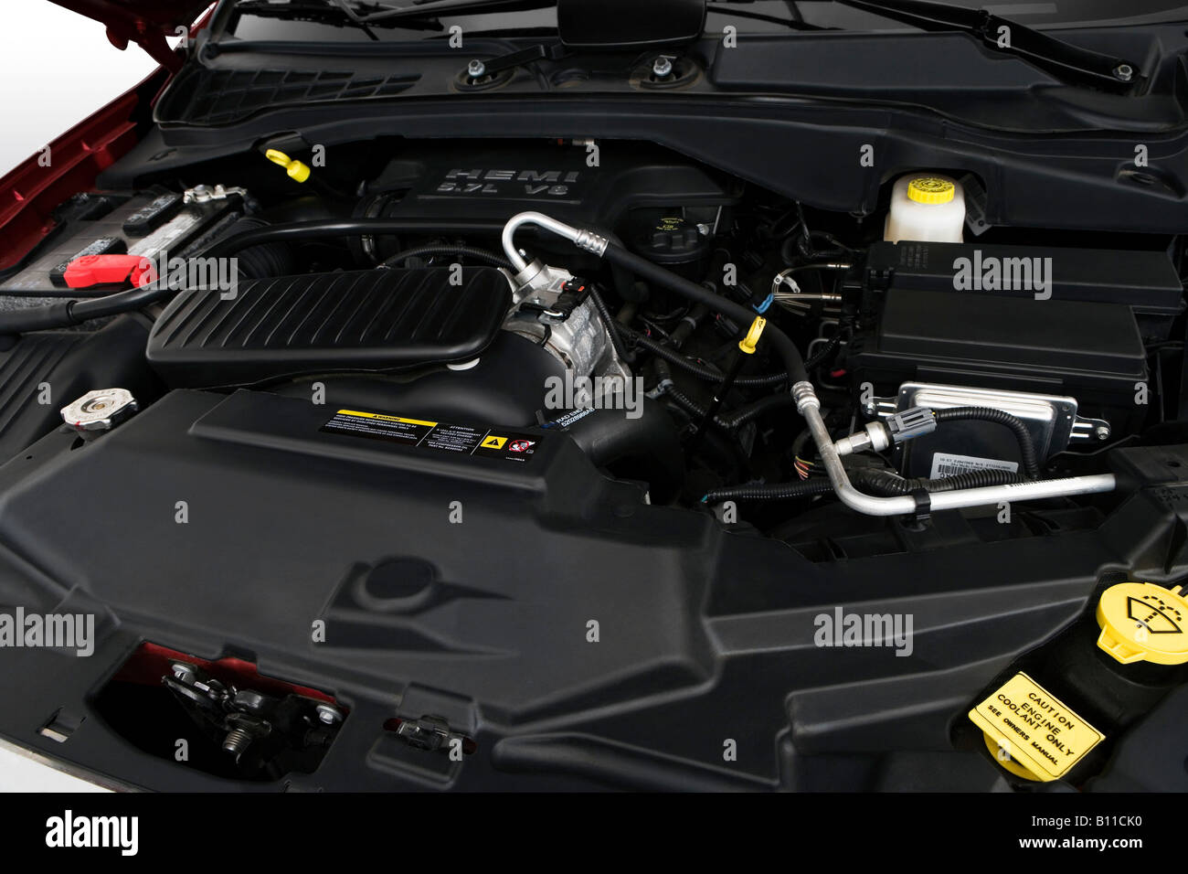 2008 Dodge Durango Limited in Red - Engine Stock Photo - Alamy