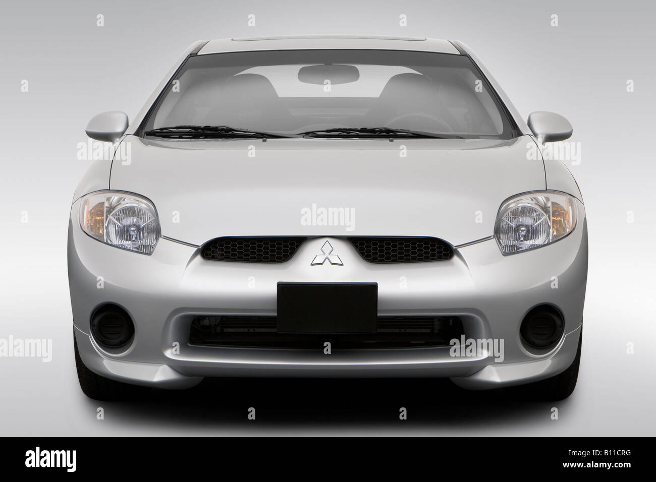 2008 Mitsubishi Eclipse GS in Silver - Low/Wide Front Stock Photo - Alamy