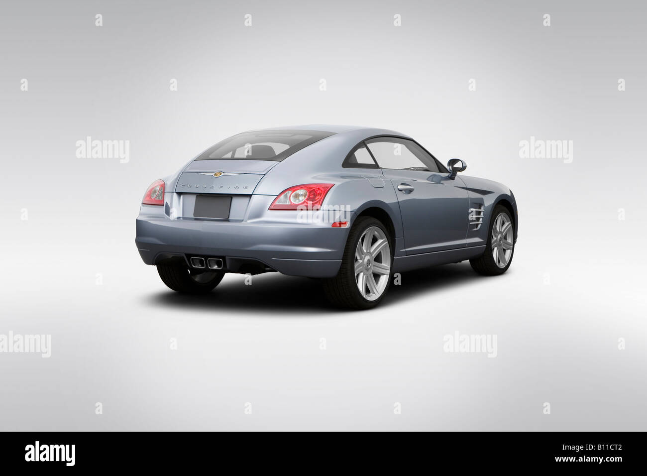 2008 Chrysler Crossfire Limited in Blue - Rear angle view Stock Photo ...