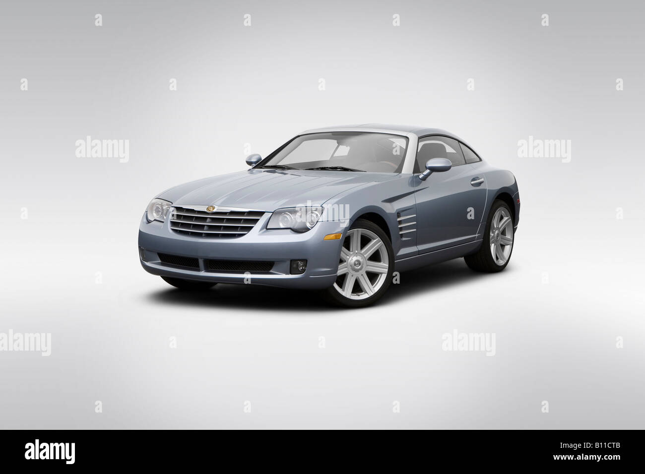 2008 Chrysler Crossfire Limited in Blue - Front angle view Stock Photo ...