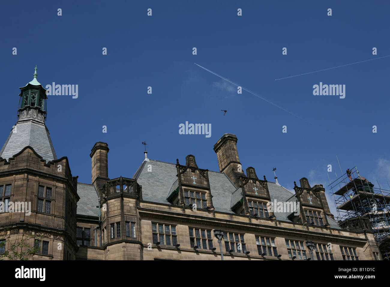 the councle building in sheffield town center Stock Photo - Alamy
