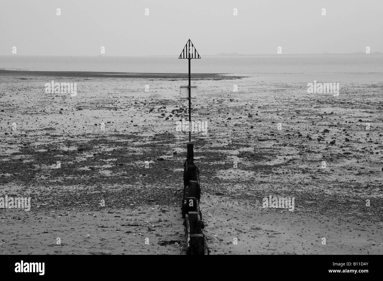 a landscape of the view of the english channel taken from mersea in ...