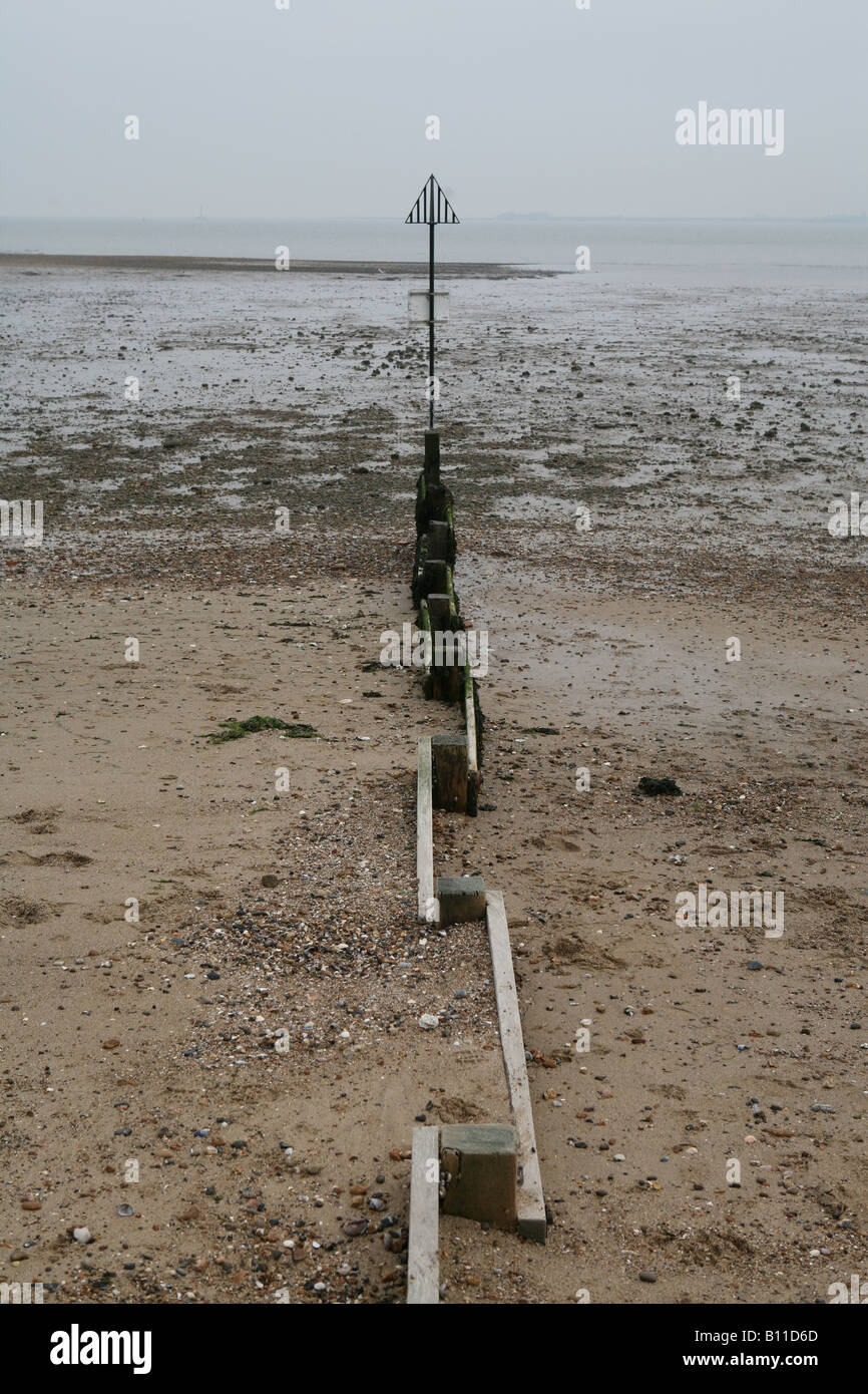 a landscape view of the english channel taken from mersea essex Stock ...