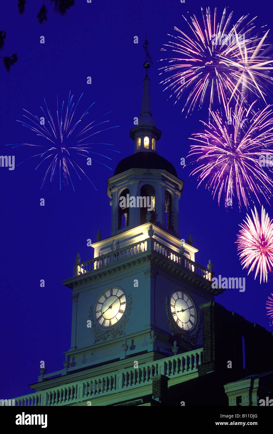 CLOCK TOWER INDEPENDENCE HALL INDEPENDENCE MALL PHILADELPHIA ...