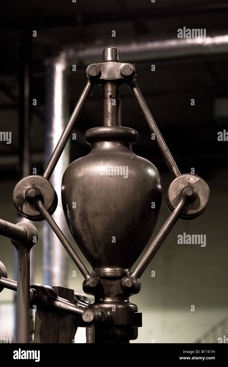 Counter Weight on an Old Steam Engine Stock Photo - Alamy