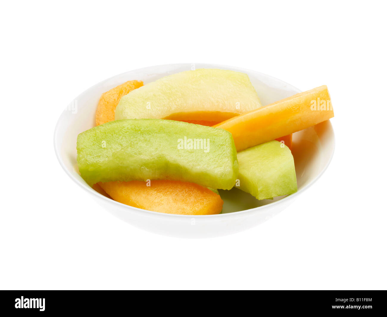 Bowl of Mixed Melon Stock Photo - Alamy