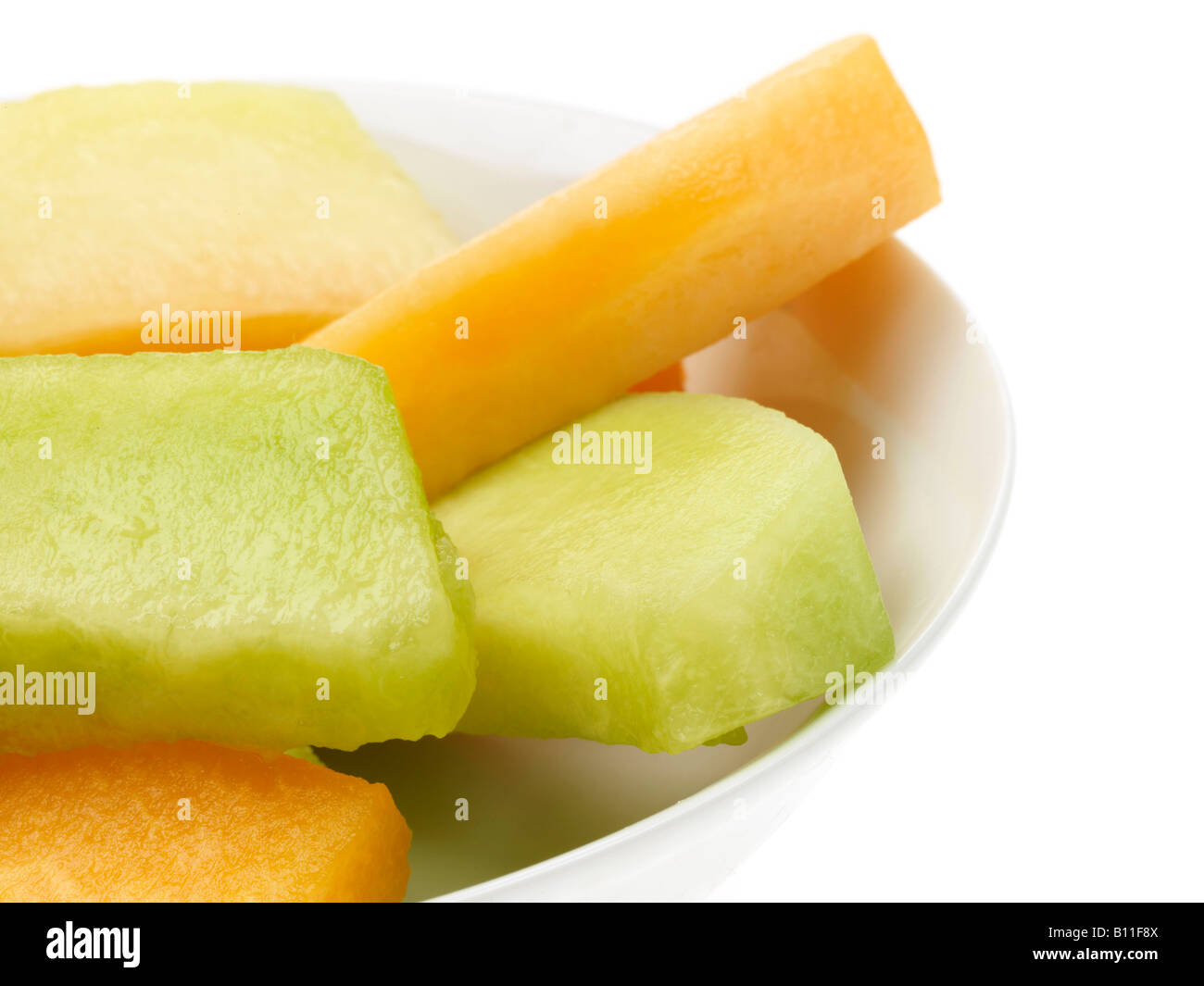 Bowl of Mixed Melon Stock Photo - Alamy