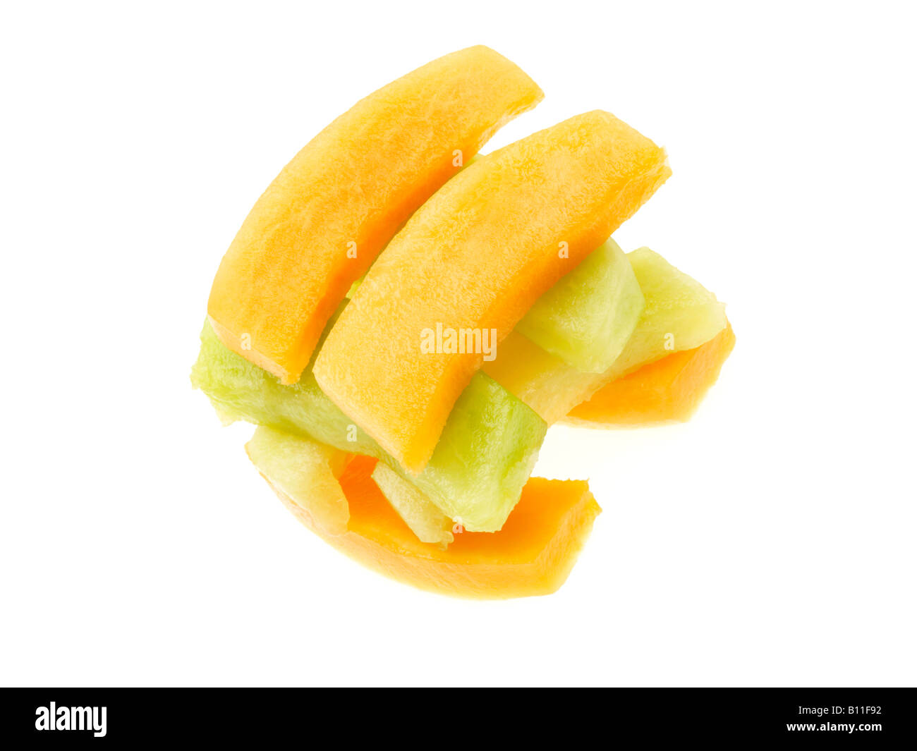 Mixed melon Cut Out Stock Images & Pictures - Alamy
