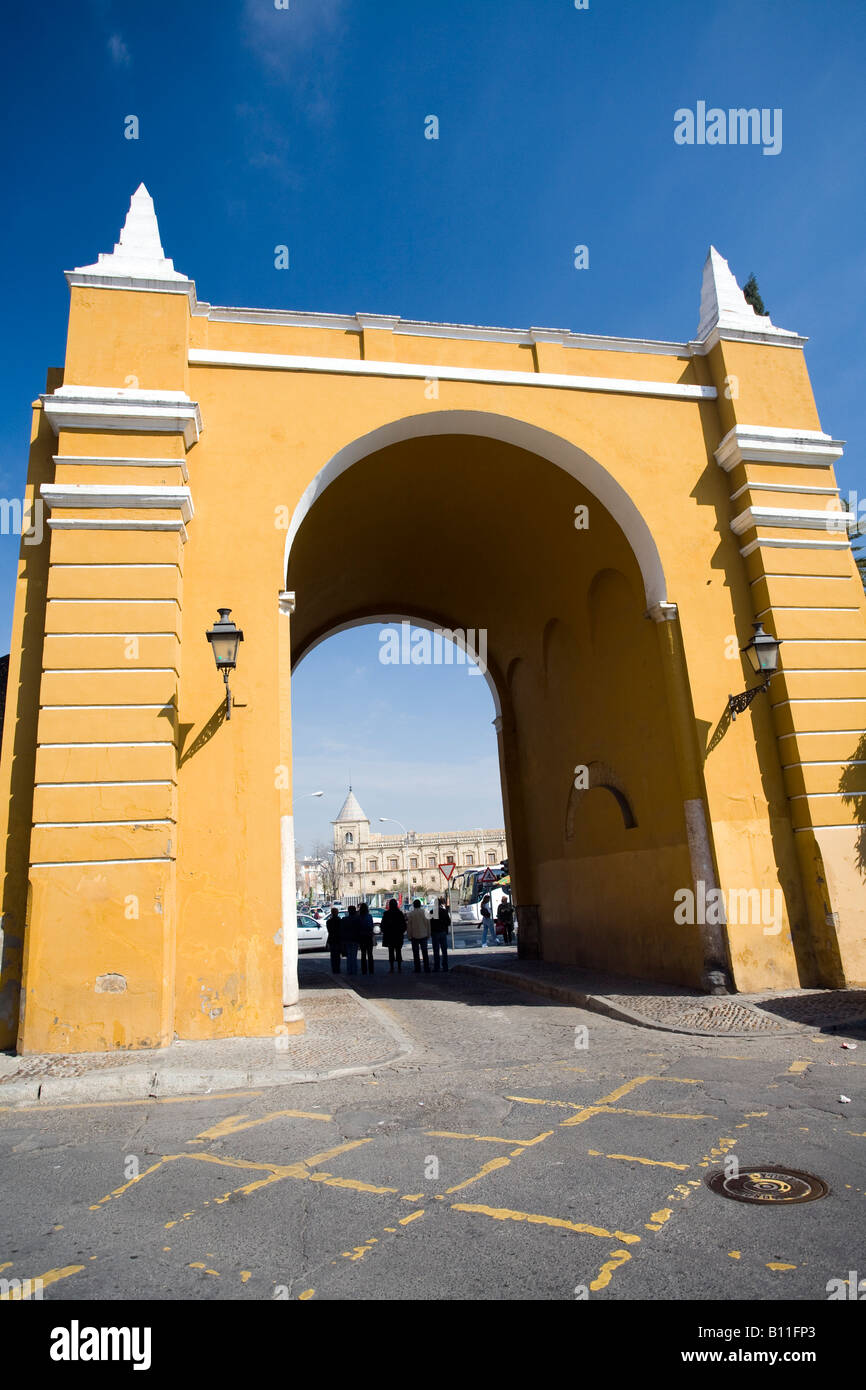 Macarena gate (16th century), the only remaining gate from the medieval ...