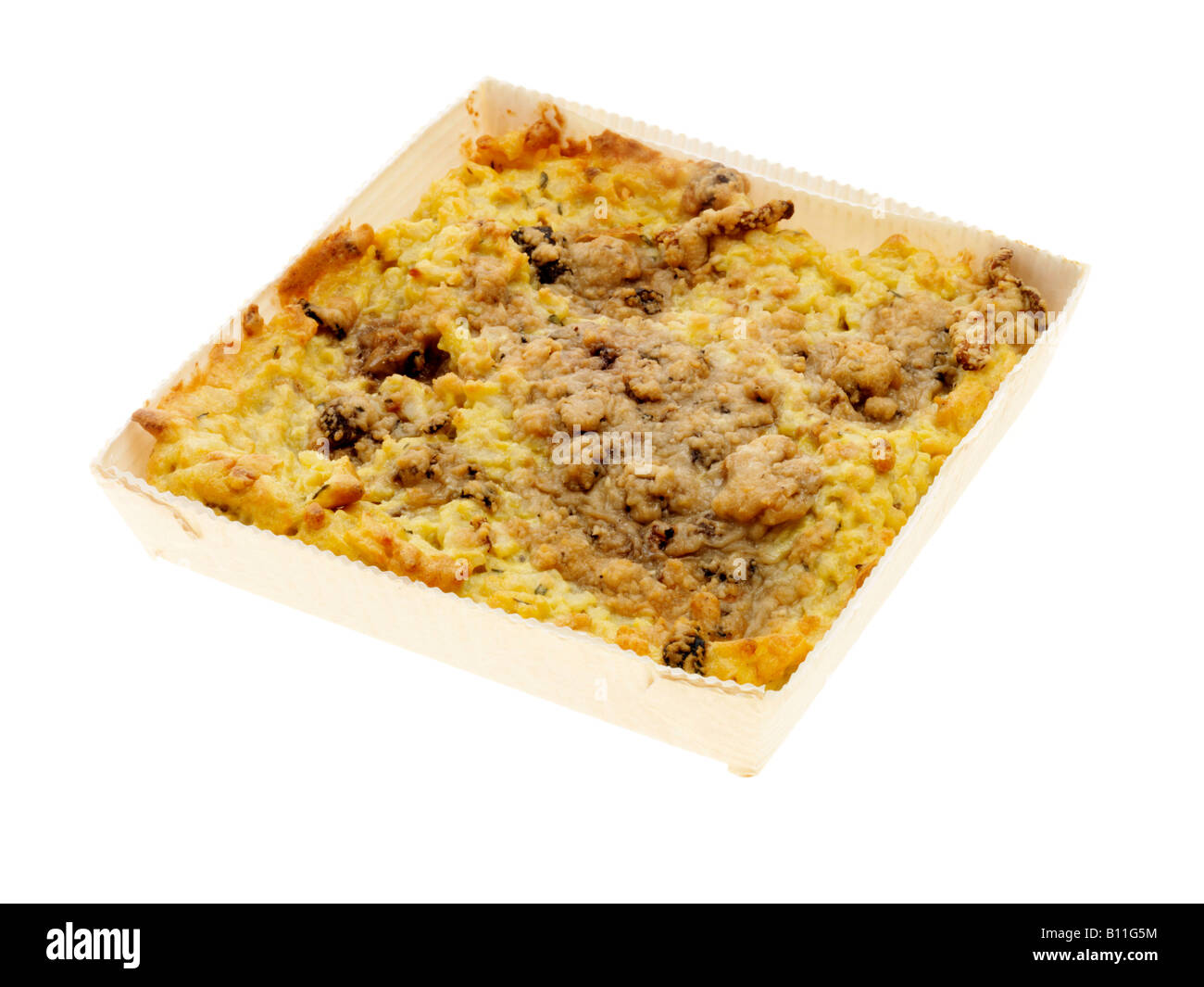Wild Mushroom and Gorgonzola Risotto Cake Stock Photo - Alamy