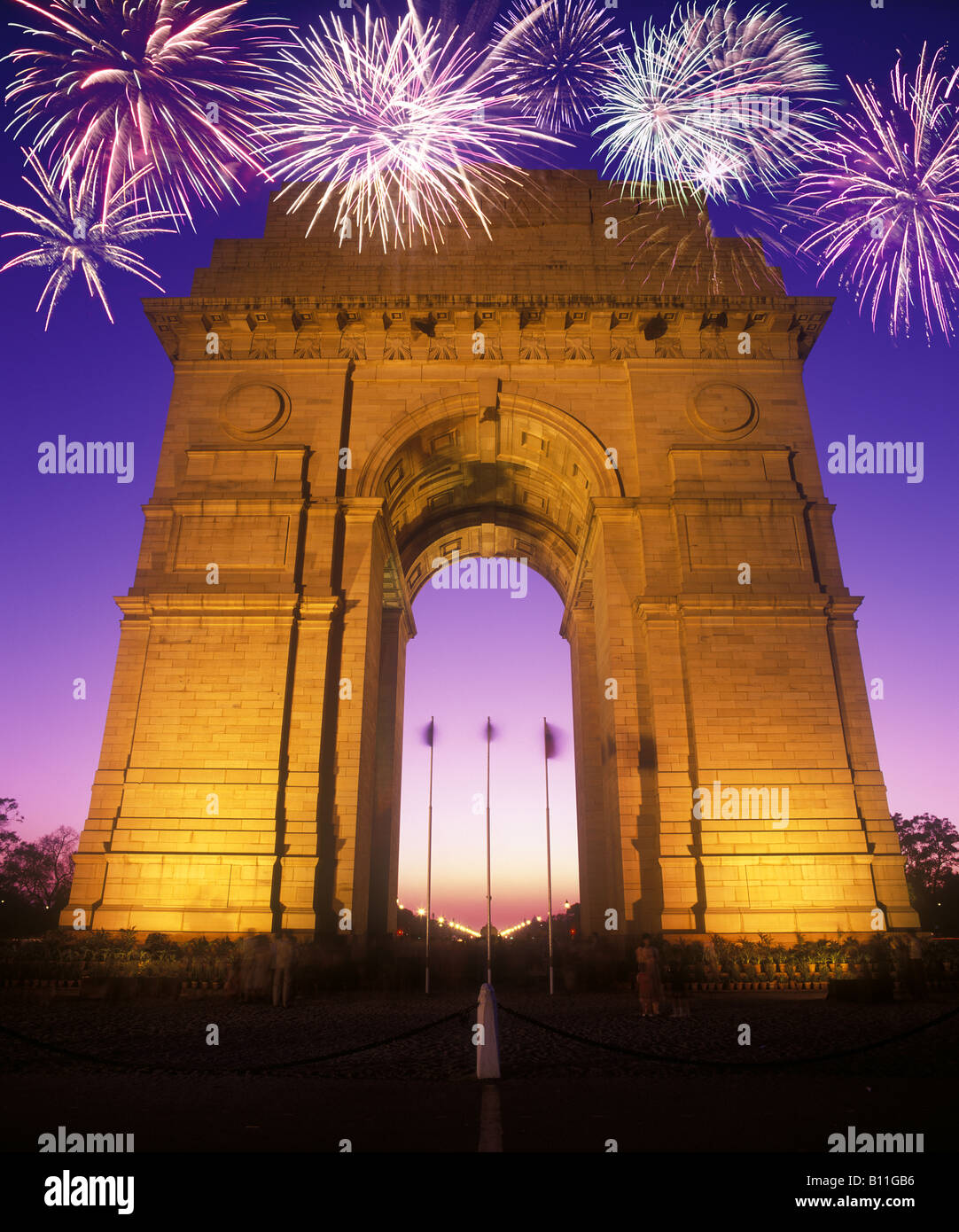 India gate lights night new hi-res stock photography and images - Alamy