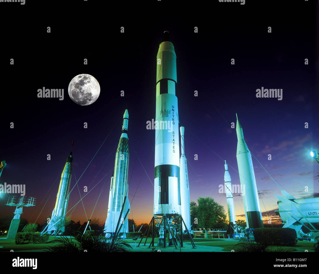 ROCKET GARDEN KENNEDY SPACE CENTER VISITOR COMPLEX MERRITT ISLAND ...