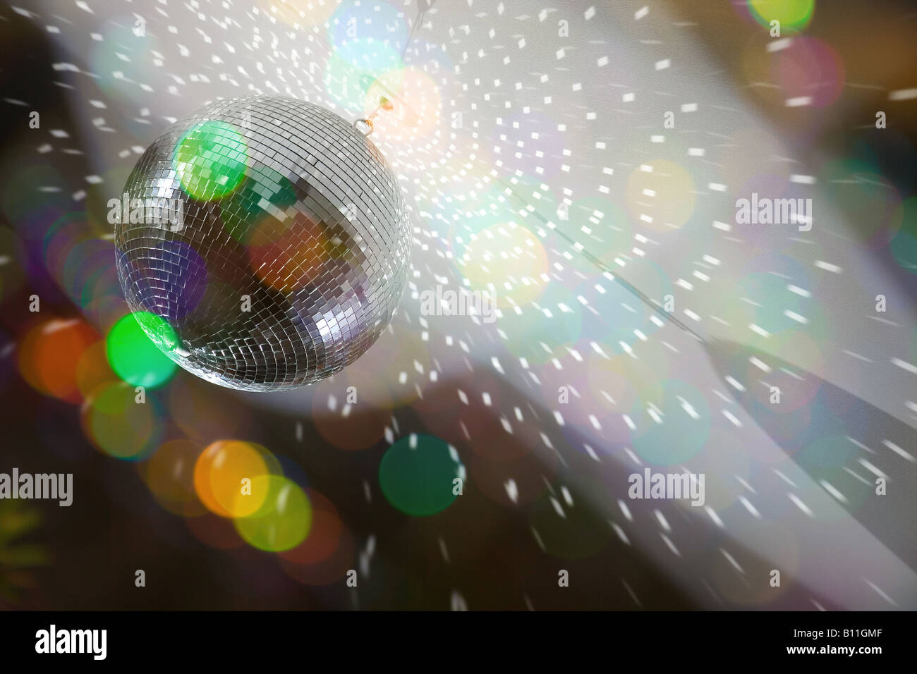 Disco light sphere Stock Photo - Alamy