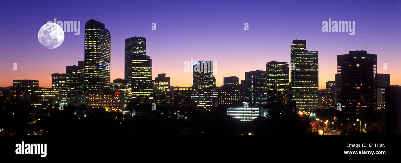 DOWNTOWN SKYLINE DENVER COLORADO USA Stock Photo - Alamy