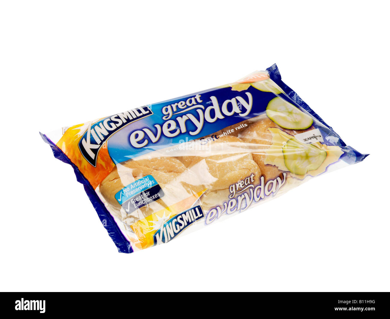 Packet of bread rolls Cut Out Stock Images & Pictures - Alamy
