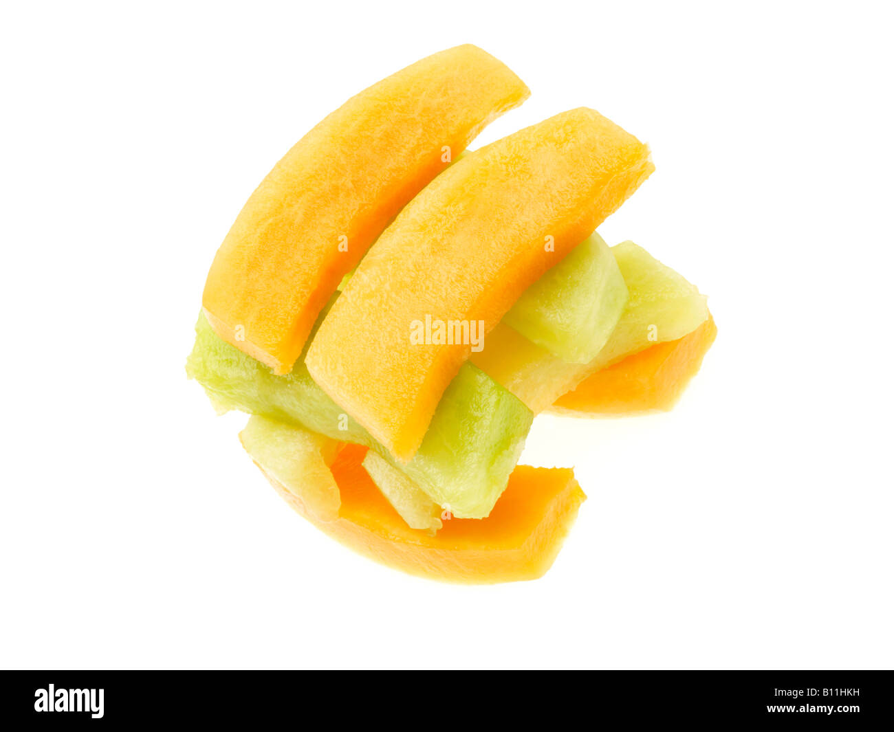 Melon selection Cut Out Stock Images & Pictures - Alamy
