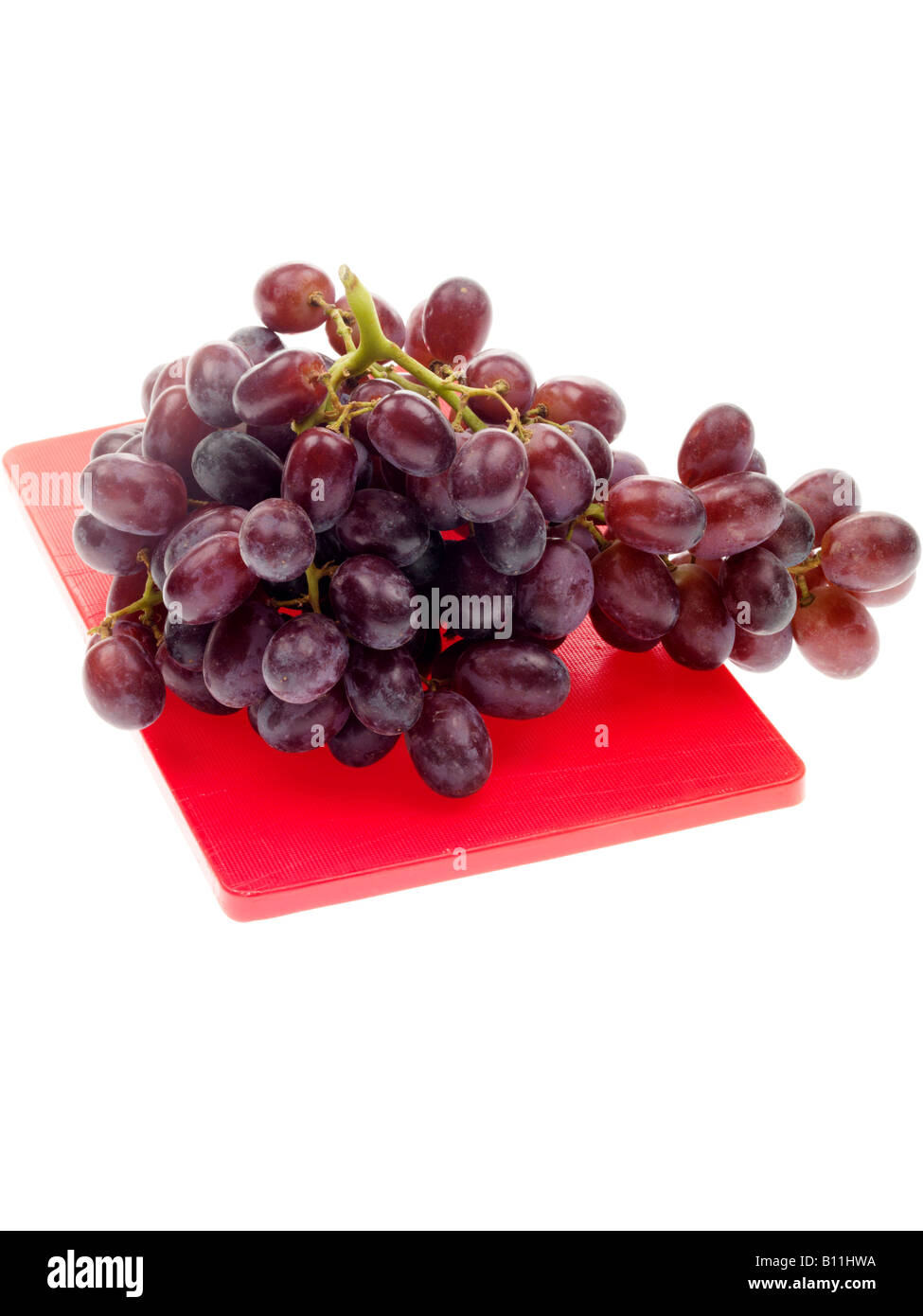 Bunch of Red Grapes Stock Photo - Alamy