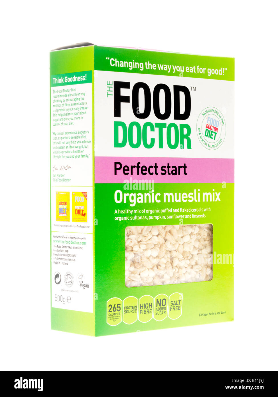 Box of Muesli Stock Photo - Alamy