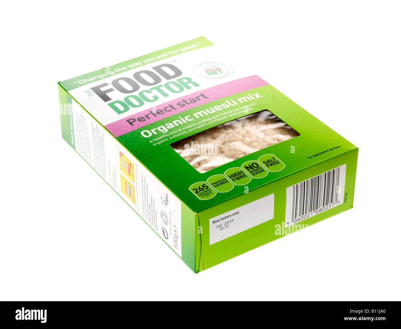 Box of Muesli Stock Photo - Alamy