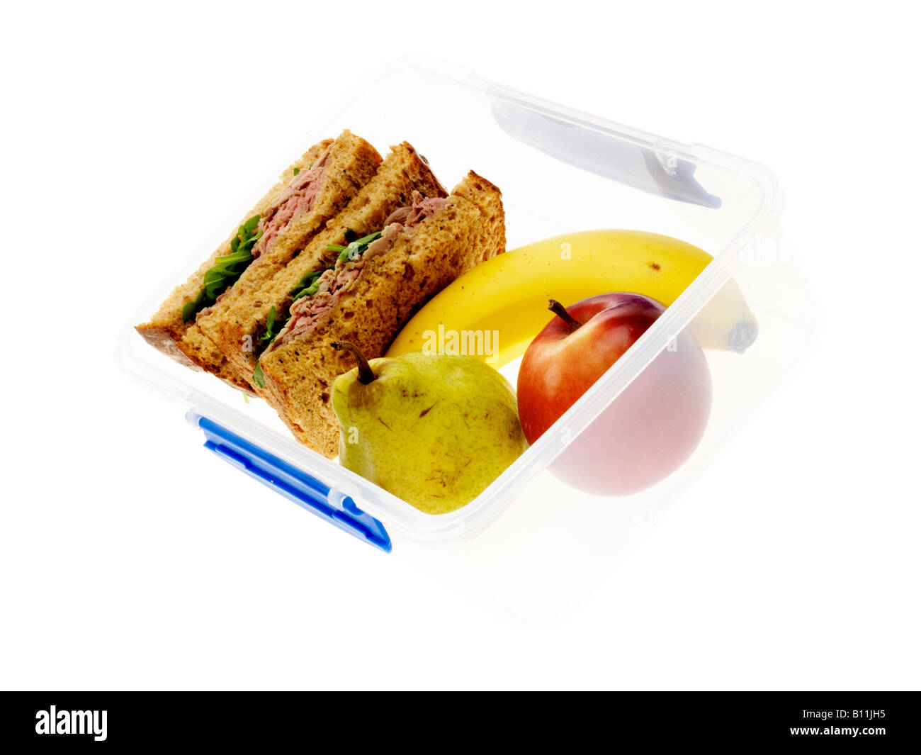 Balanced Healthy Food Lunchbox Stock Photo - Alamy