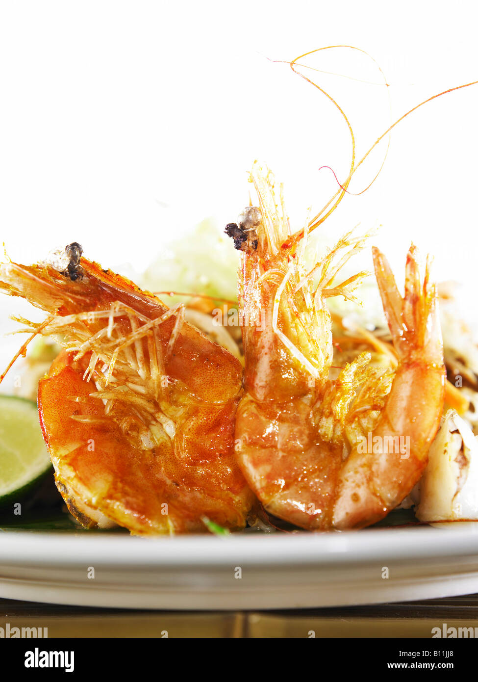 close up on deep fried prawn Stock Photo - Alamy