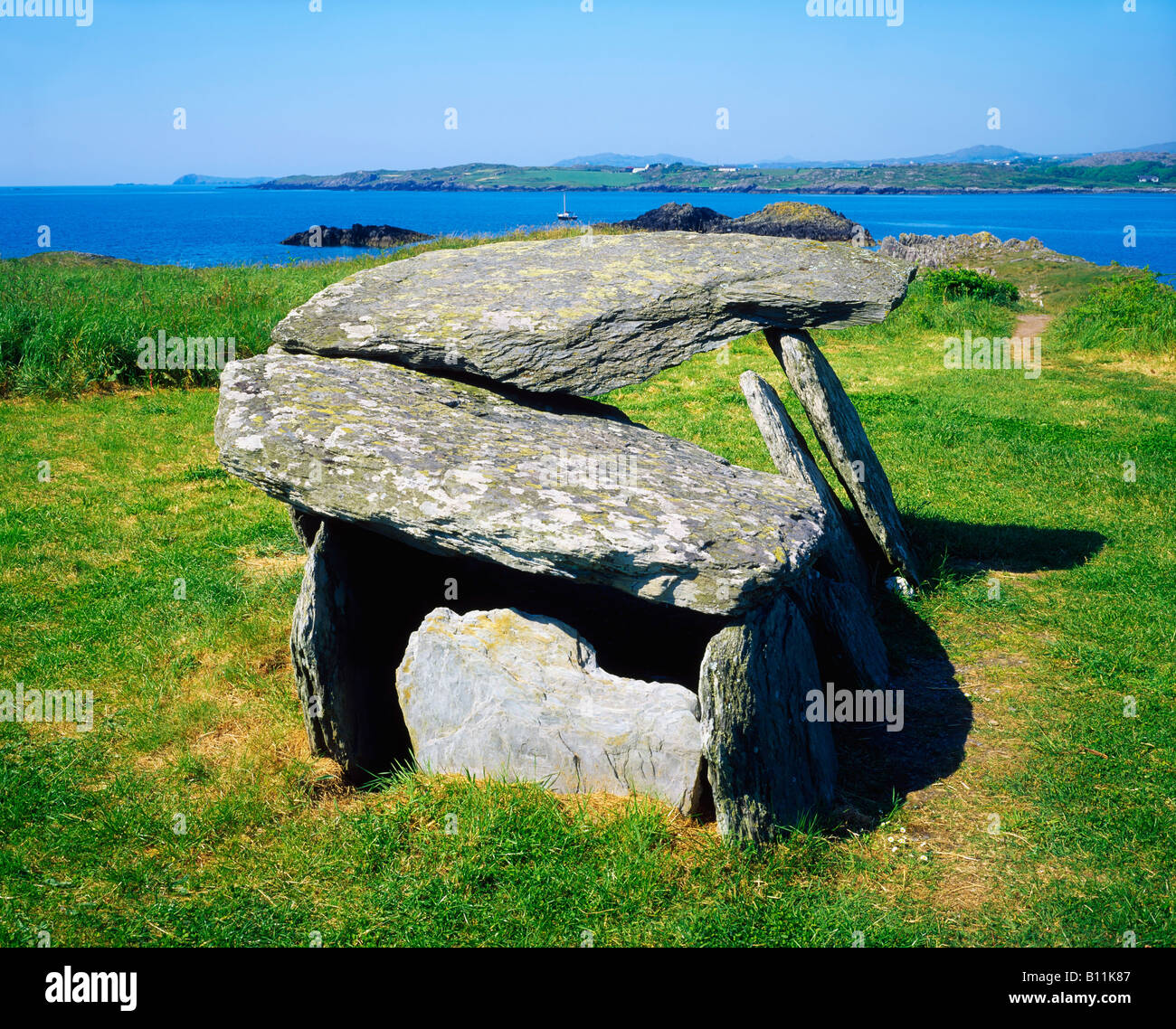 County Cork, Ireland, Wedge Tomb Stock Photo - Alamy