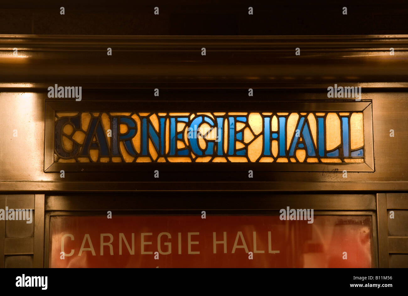 CARNEGIE HALL FIFTY SEVENTH STREET MANHATTAN NEW YORK CITY USA Stock ...