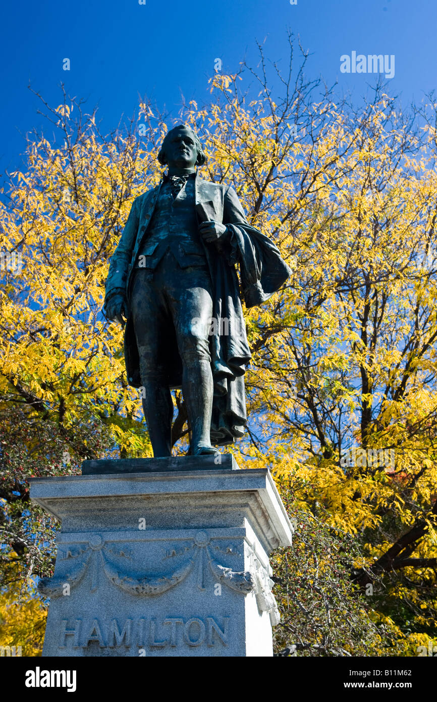 HAMILTON STATUE PATERSON NEW JERSEY USA Stock Photo - Alamy