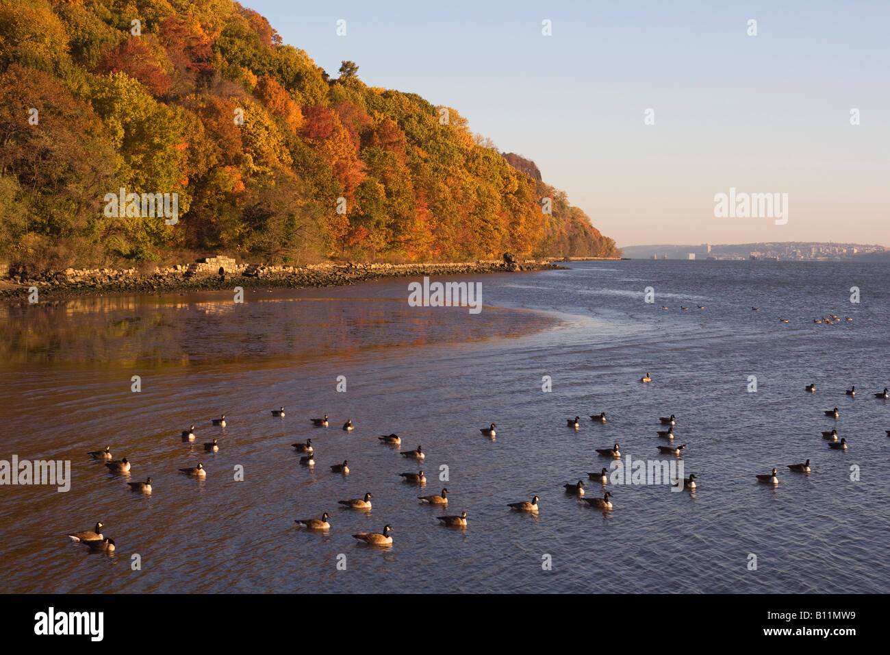 PALISADES HUDSON RIVER NEW JERSEY USA Stock Photo - Alamy