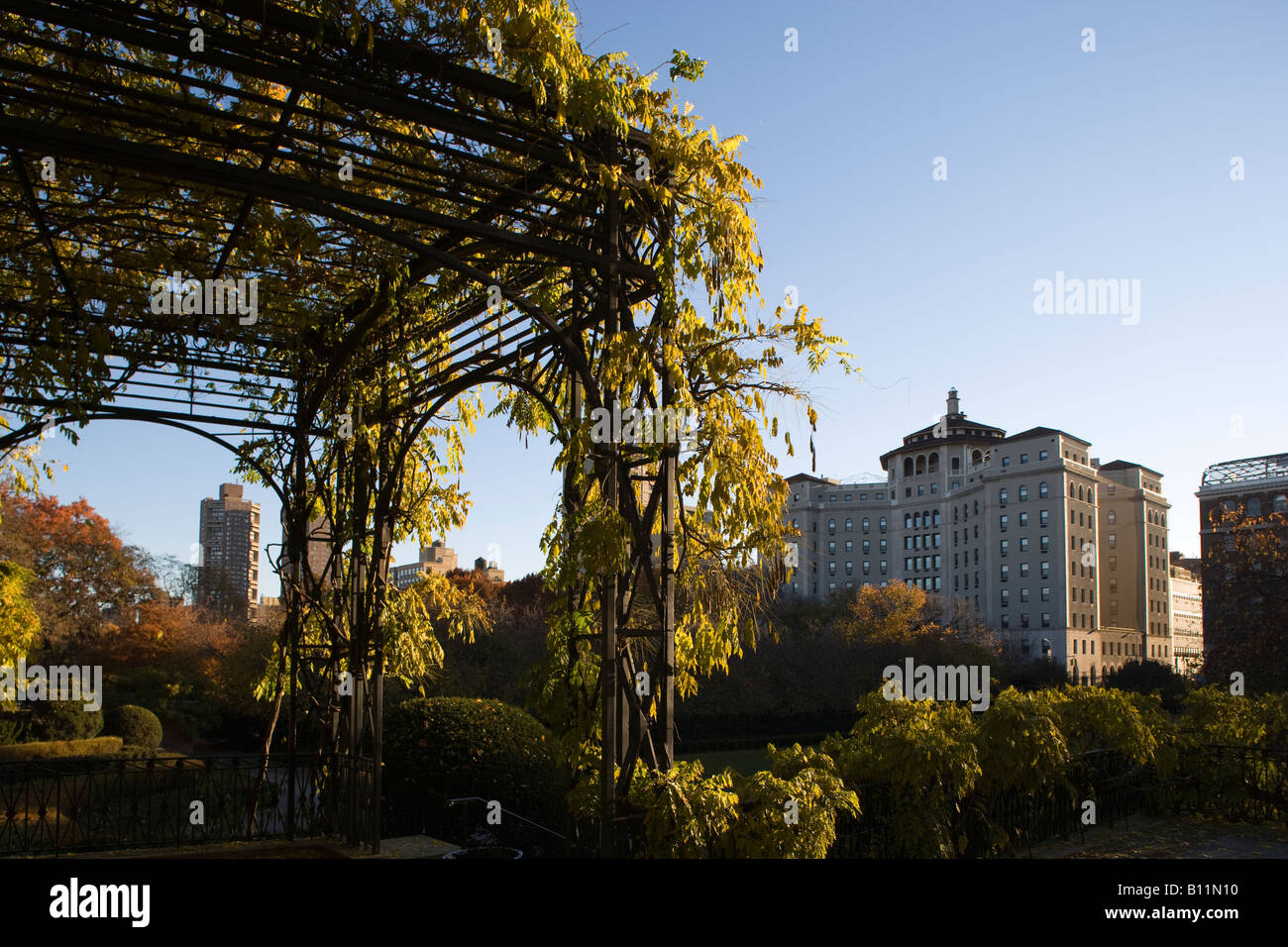 ARBOR CONSERVATORY GARDEN CENTRAL PARK MANHATTAN NEW YORK USA Stock ...