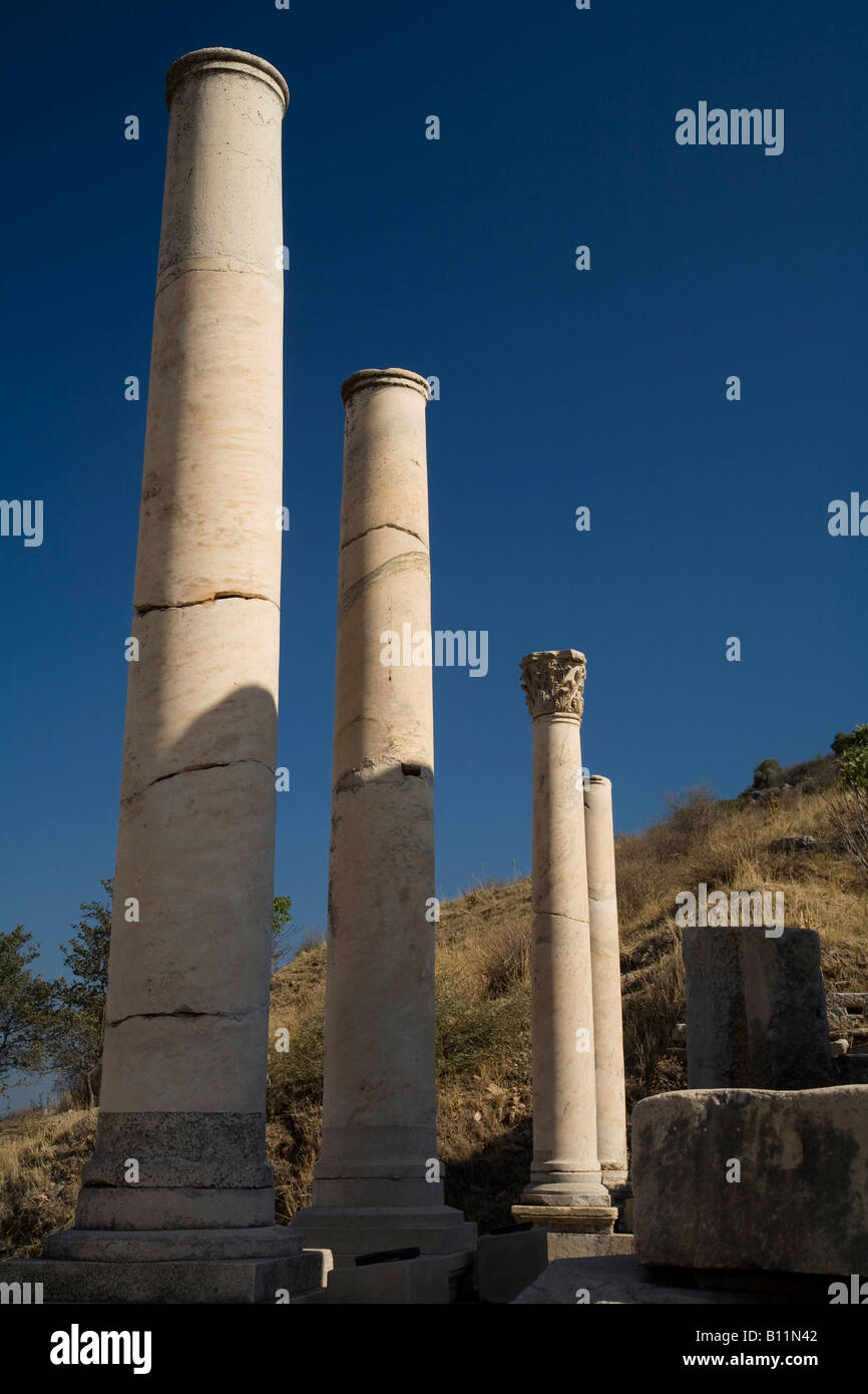 Ephesus pillar column capital head hi-res stock photography and images ...