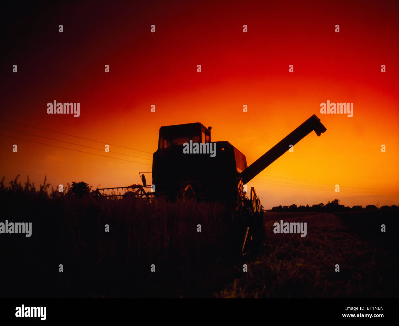 Combine Harvest Ireland High Resolution Stock Photography and Images ...