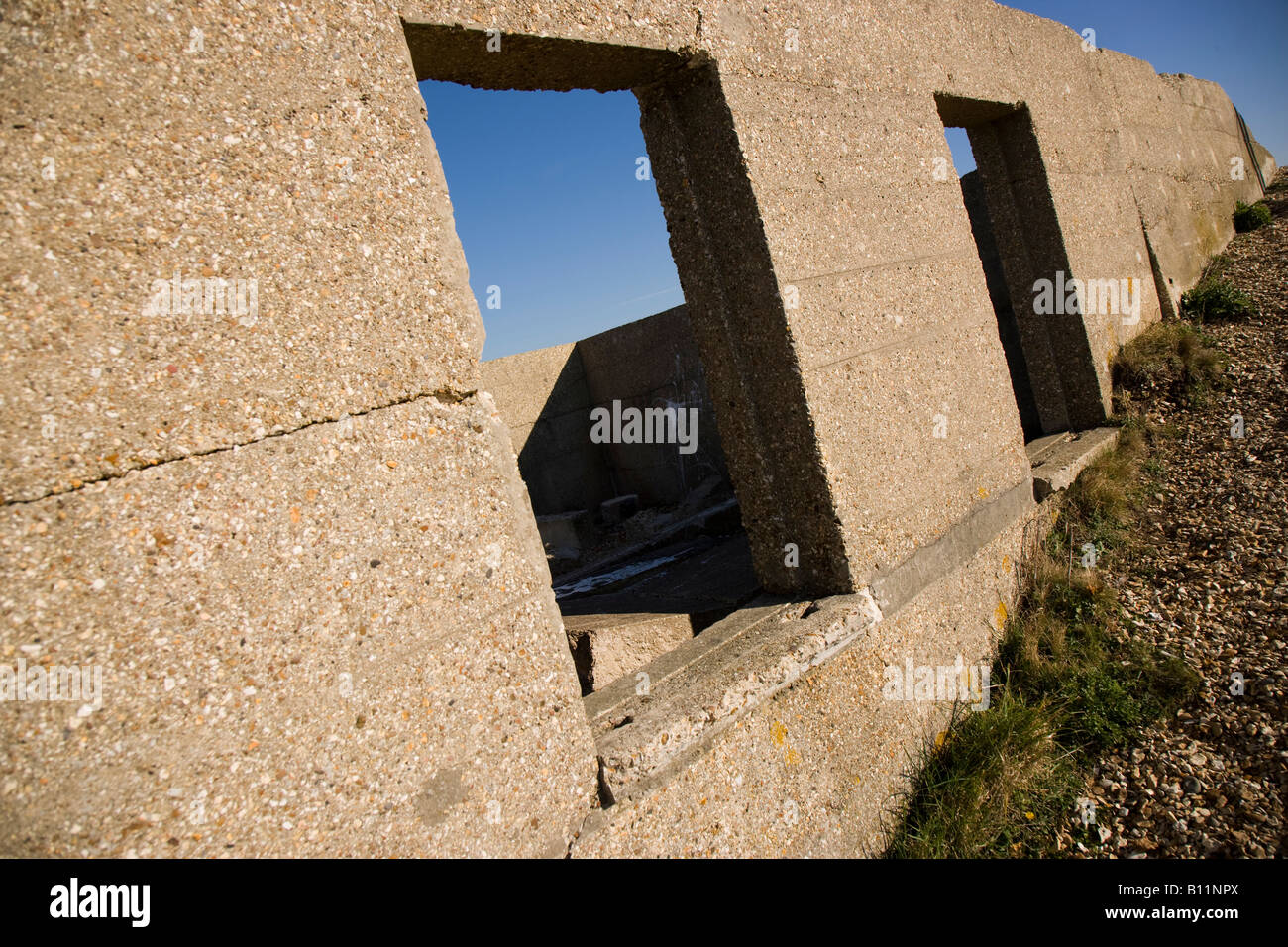 Widows in a ruin Stock Photo - Alamy