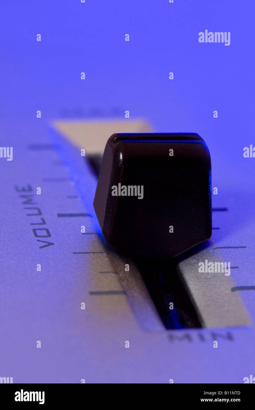 picture of the volume knob Stock Photo - Alamy