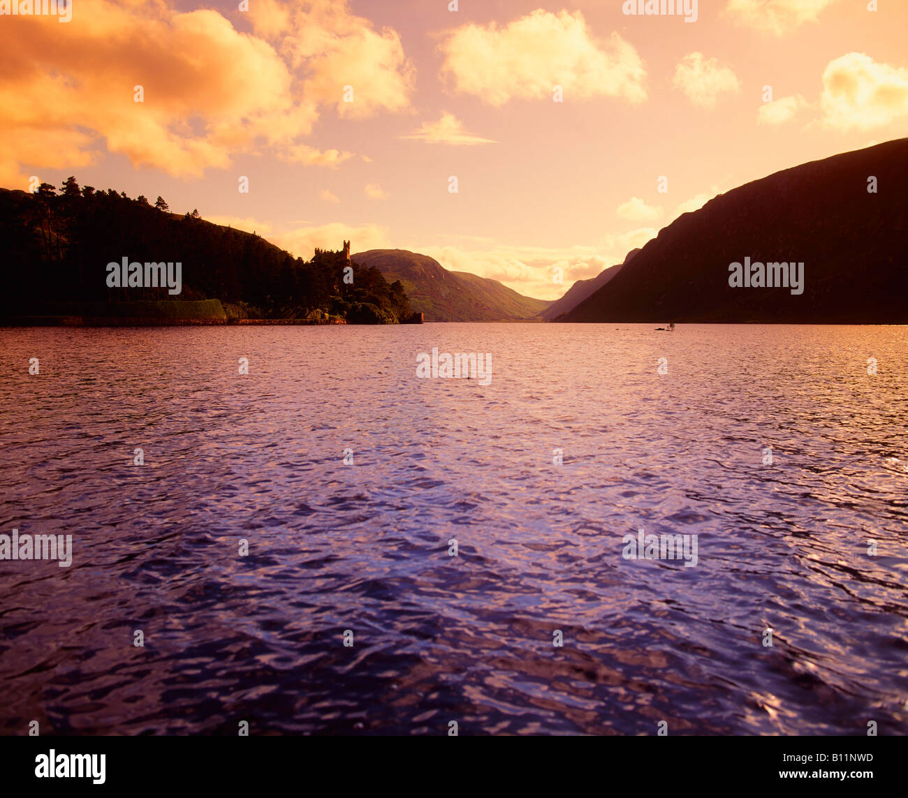 Glenveagh Castle on Lough Veagh, Co Donegal, Ireland Stock Photo - Alamy