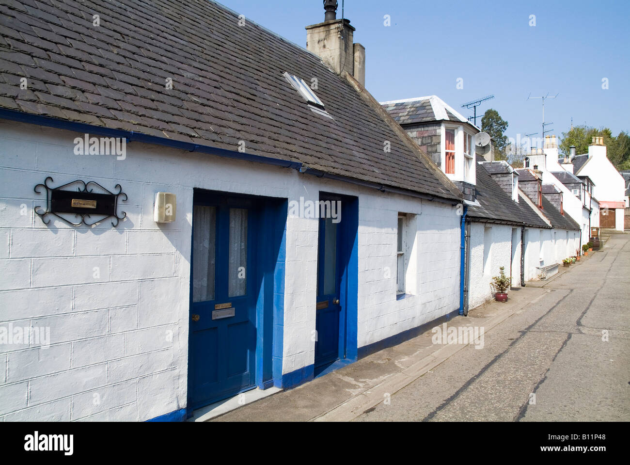 dh Scottish fishing village AVOCH BLACK ISLE EASTER ROSS CROMARTY ...