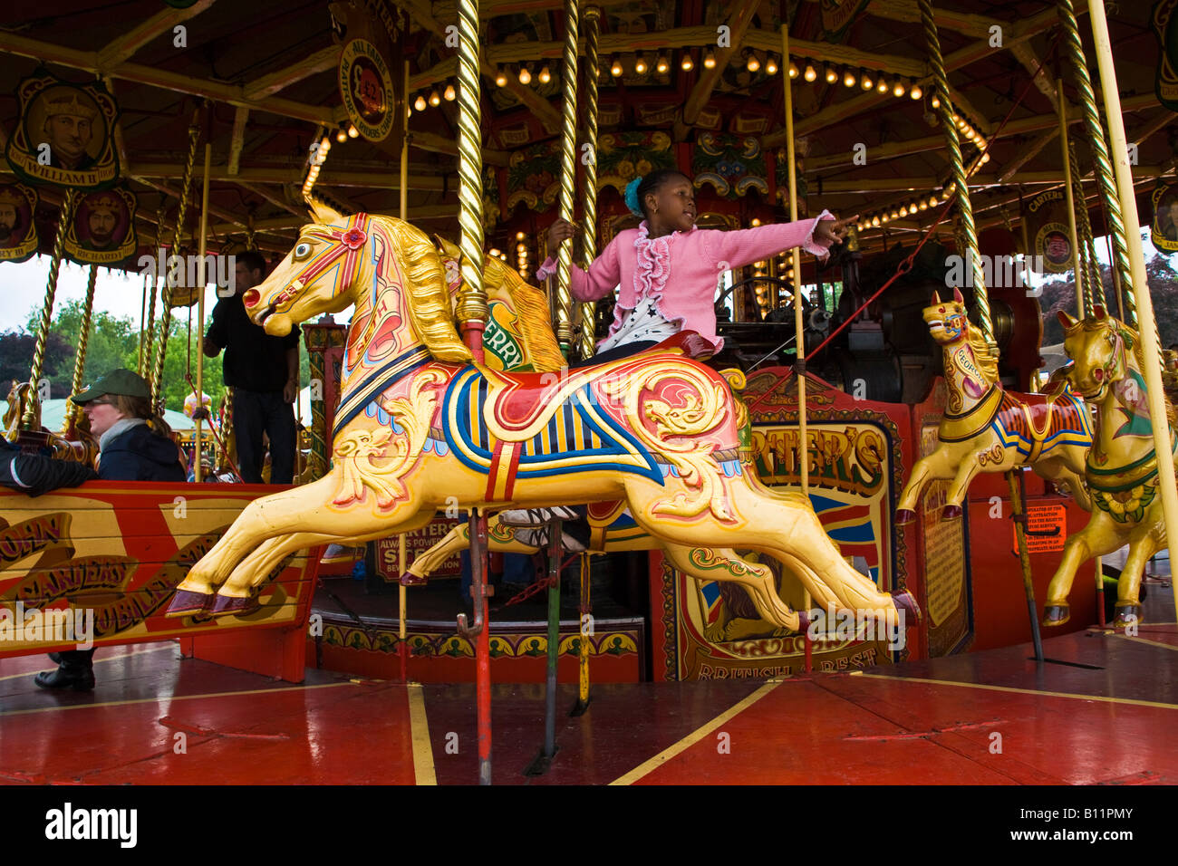 50s People Summer classic coconut throwing fair funfair helter skelter ...