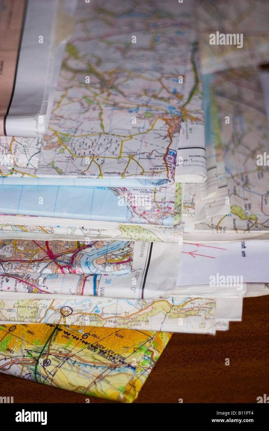 Os map of uk hi-res stock photography and images - Alamy