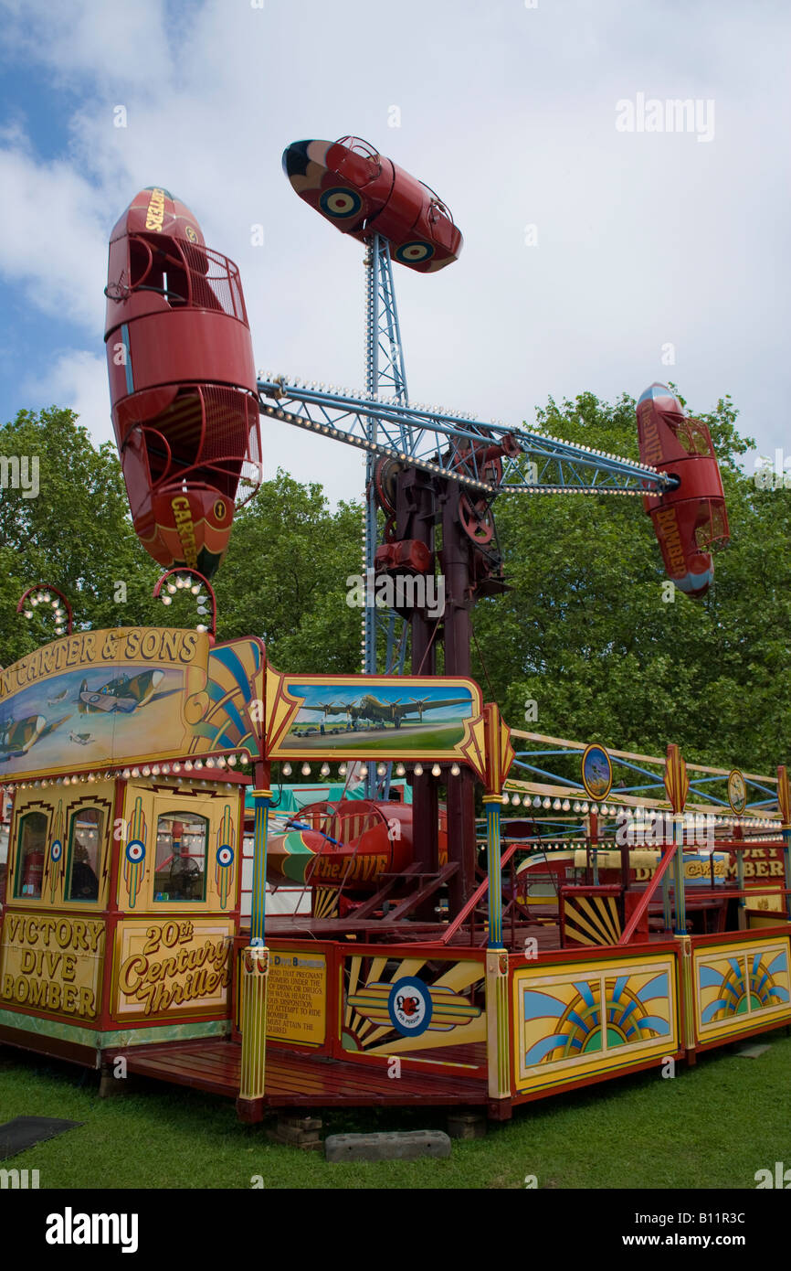 50s People Summer classic coconut throwing fair funfair helter skelter ...