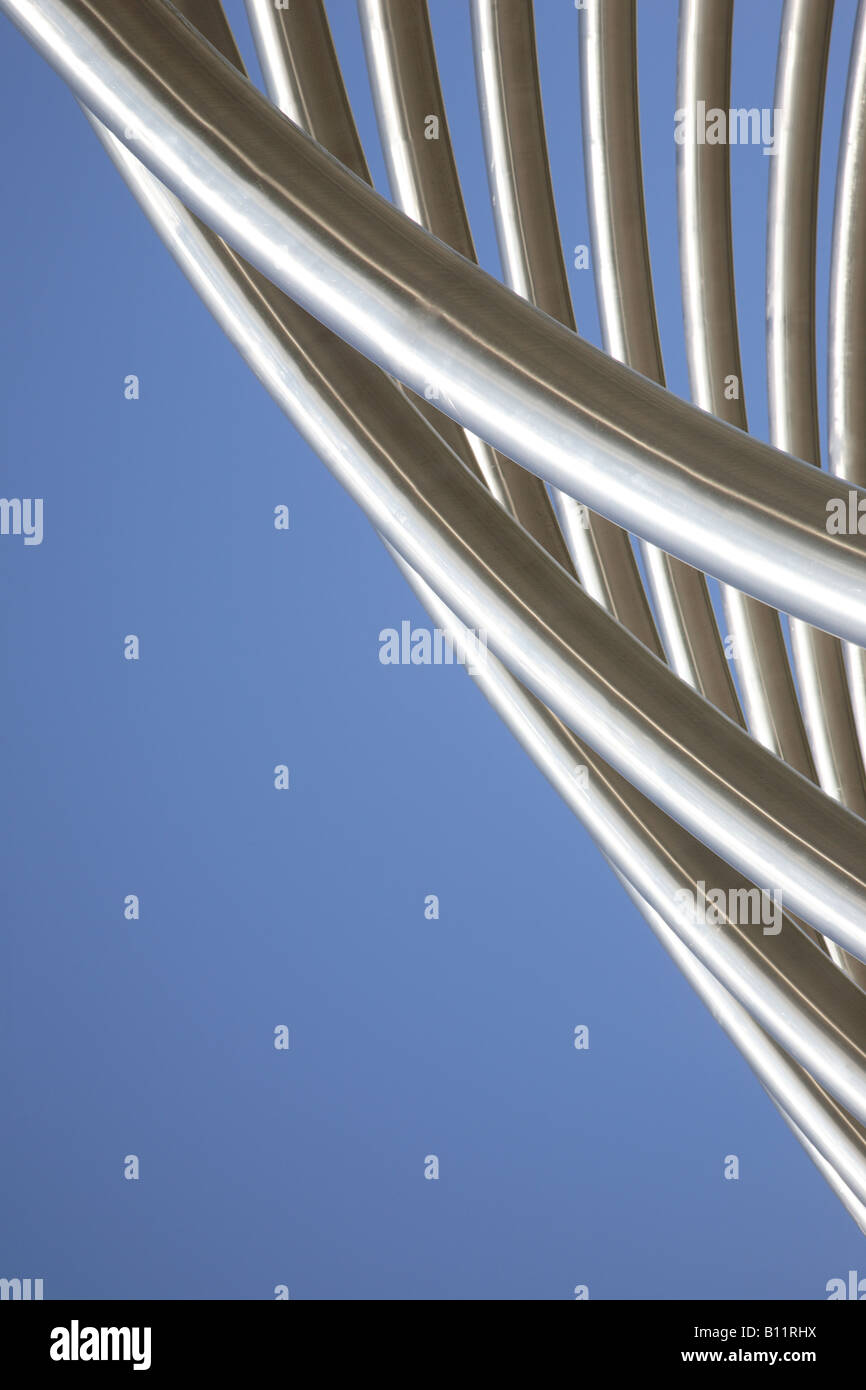 Metal Curve Design Stock Photo - Alamy