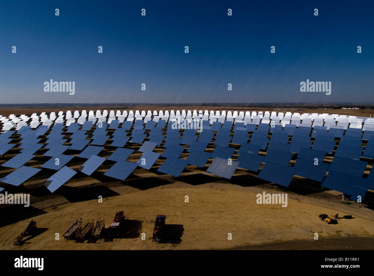 The PS10 is the world's first commercial solar tower power plant Stock ...