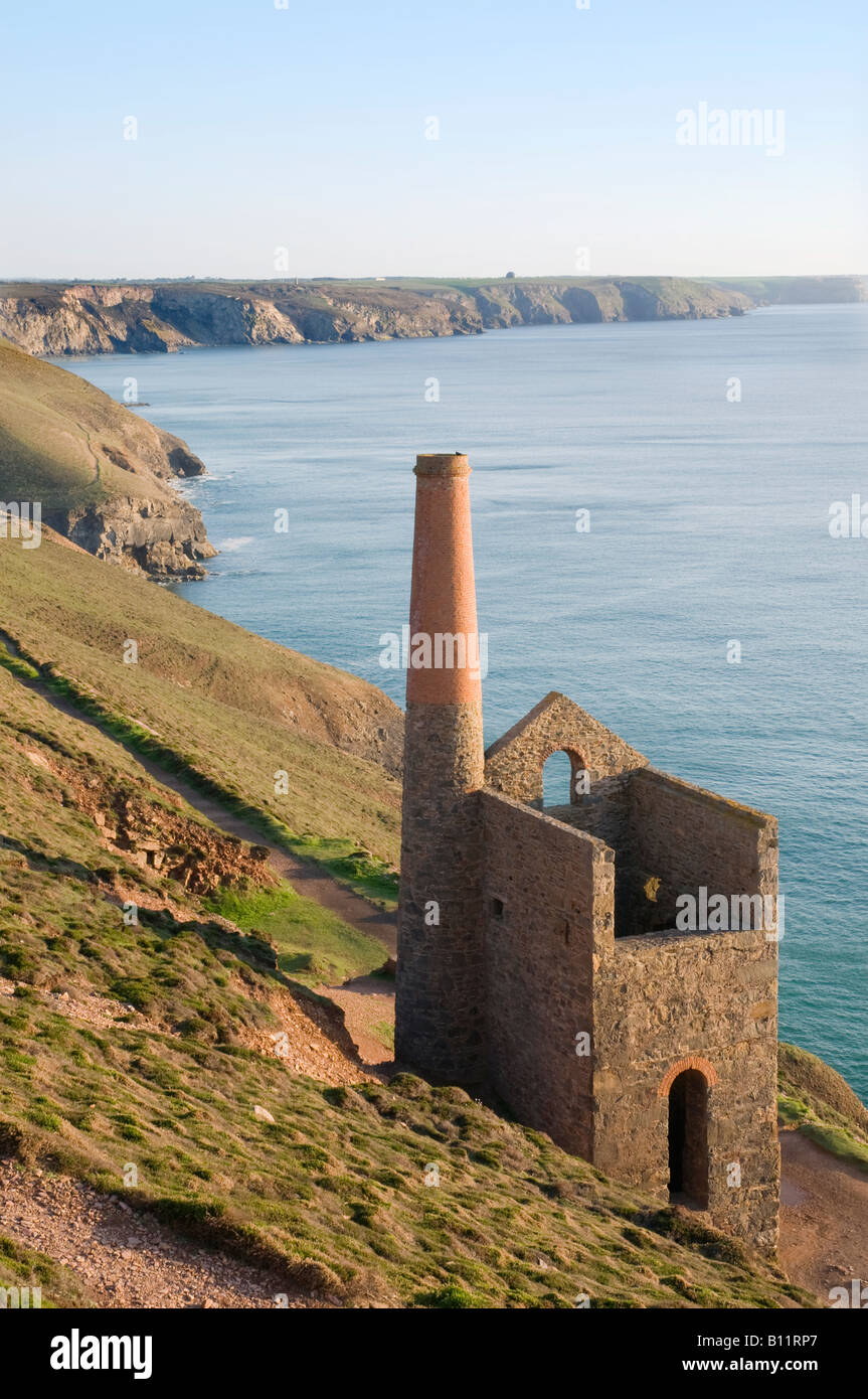Wheale Coate Tin Mine, Cornwall Stock Photo - Alamy
