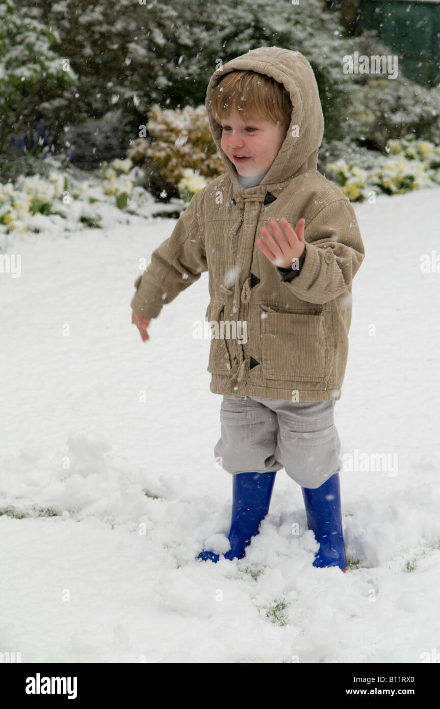 Duffle coat and boy hi-res stock photography and images - Alamy