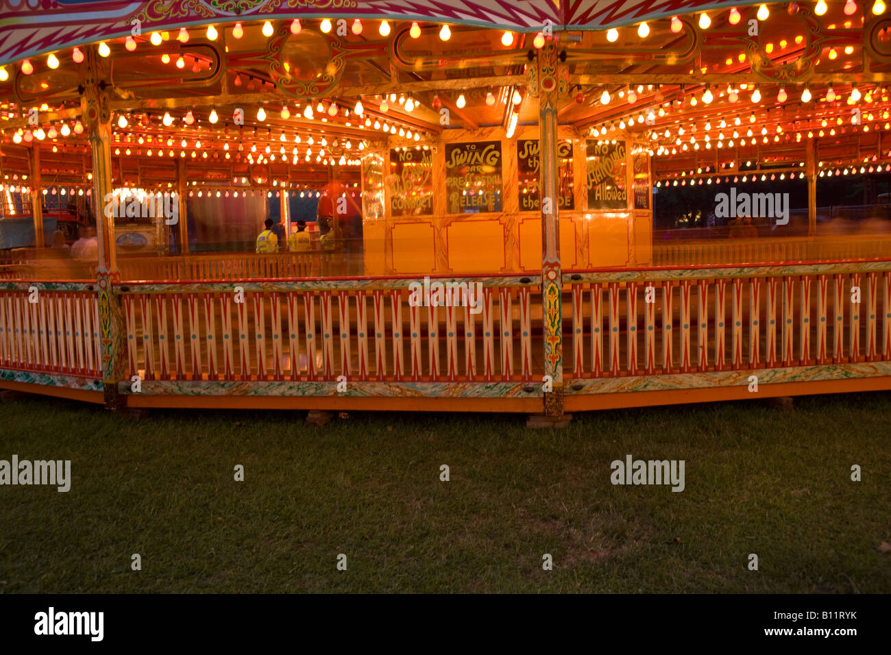 50s People Summer classic coconut throwing fair funfair helter skelter ...