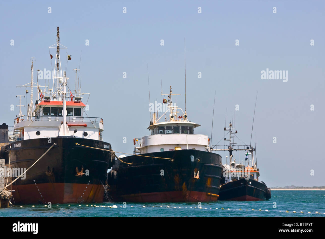 Ships Old Port Umm Al Quwain United Arab Emirates Stock Photo - Alamy