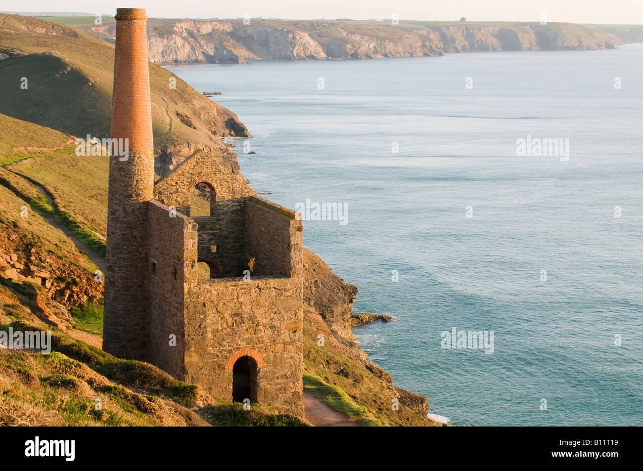 Wheale Coate Tin Mine, Cornwall Stock Photo - Alamy