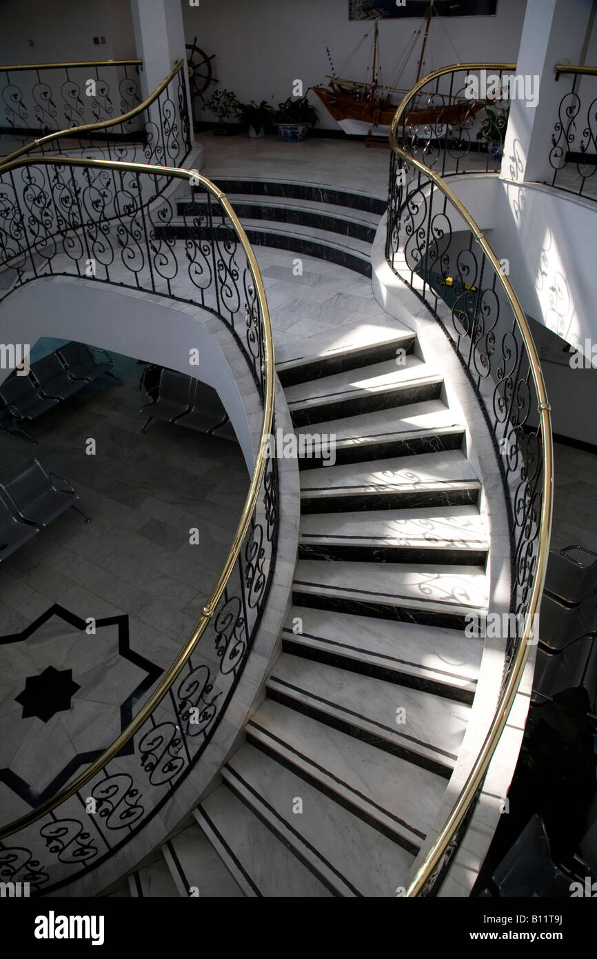 Spiral staircase Port Khalid Headquarters building Port Khalid Sharjah ...