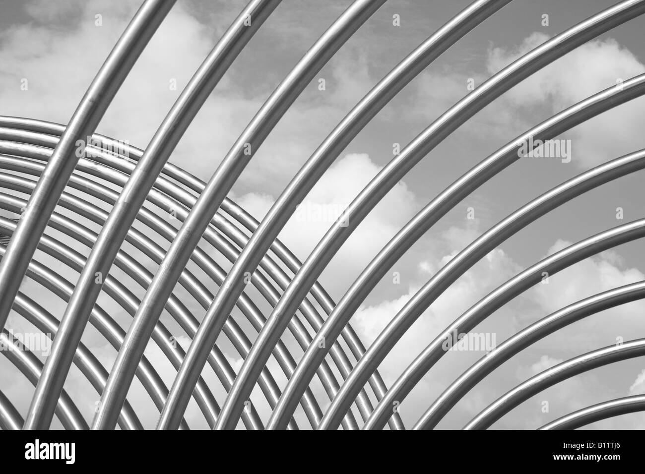 Metal Curve Abstract Design Stock Photo - Alamy