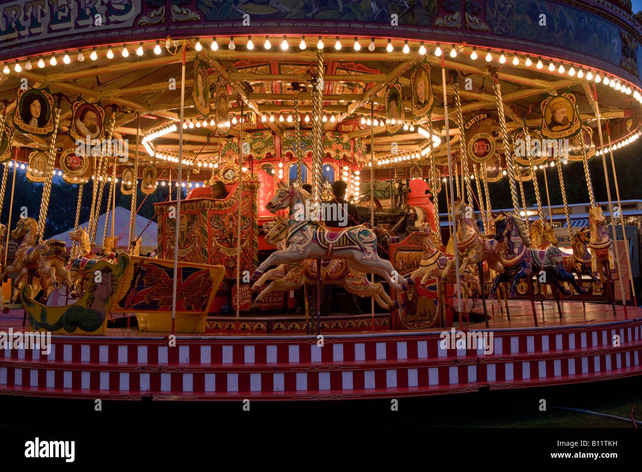 50s People Summer classic coconut throwing fair funfair helter skelter ...