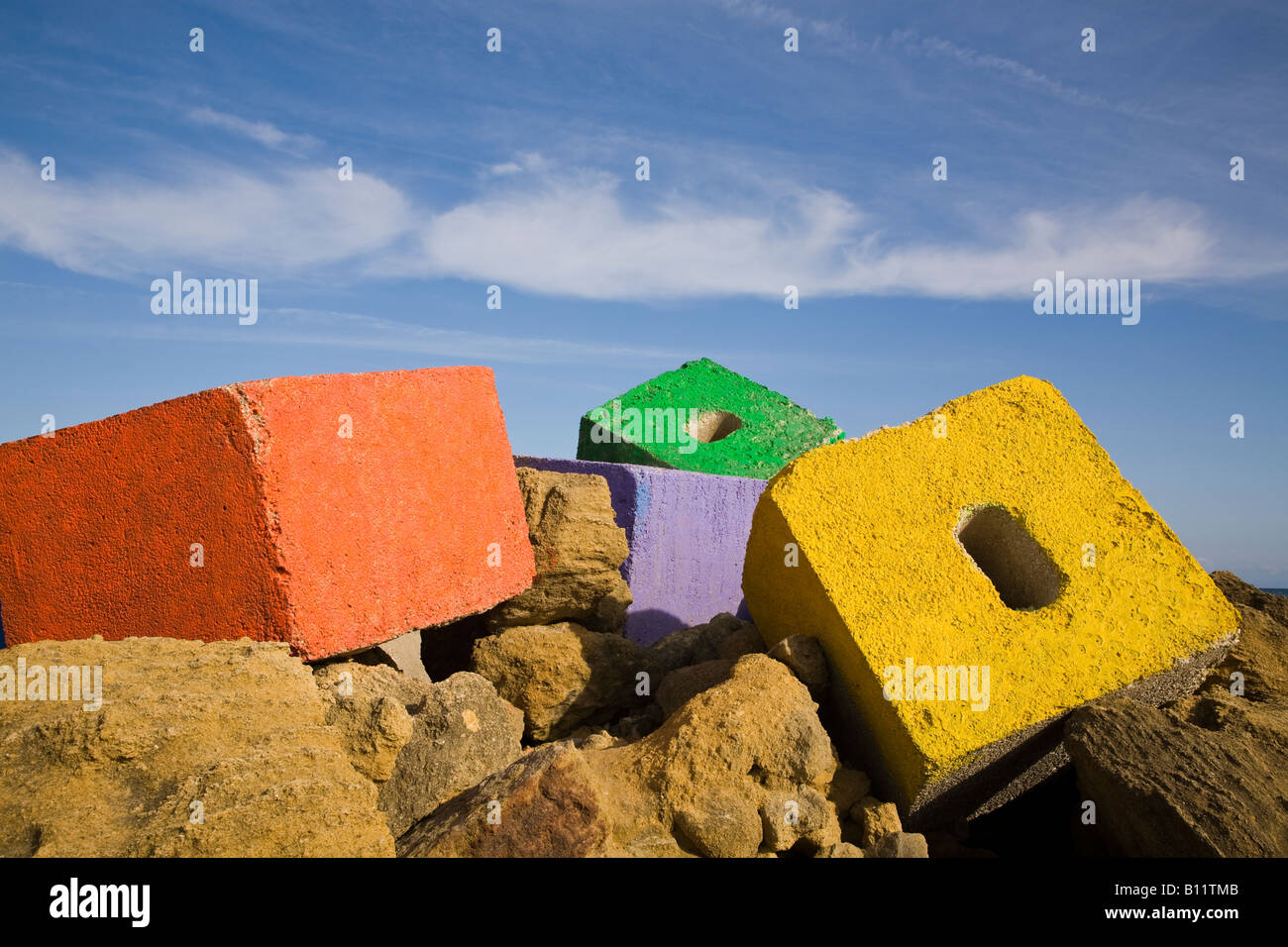 Concrete sculpture cubes sculpture hi-res stock photography and images ...